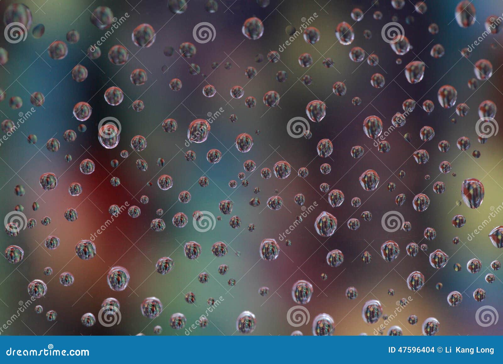 Raindrops on glasses stock photo. Image of tiny, abstract - 47596404