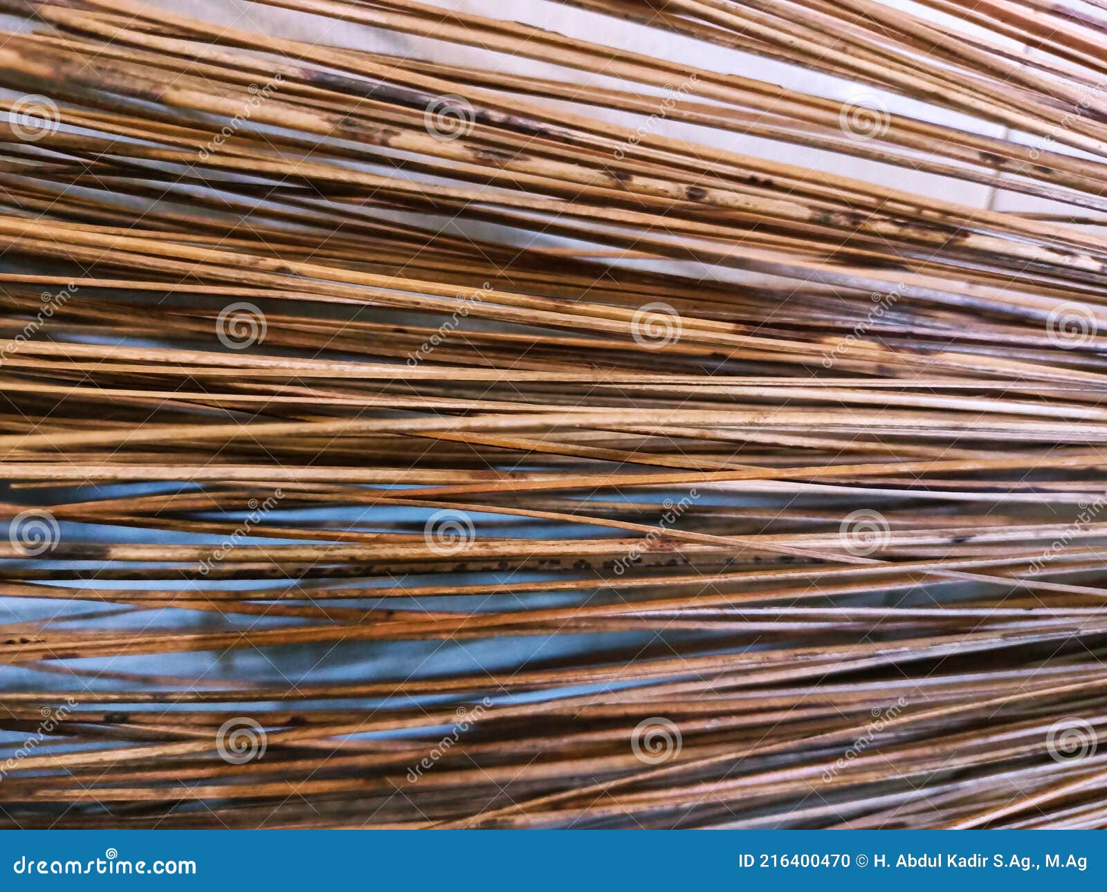 A Broom Stick Made Of Coconut Leaf Midrib Stock Photo | CartoonDealer ...