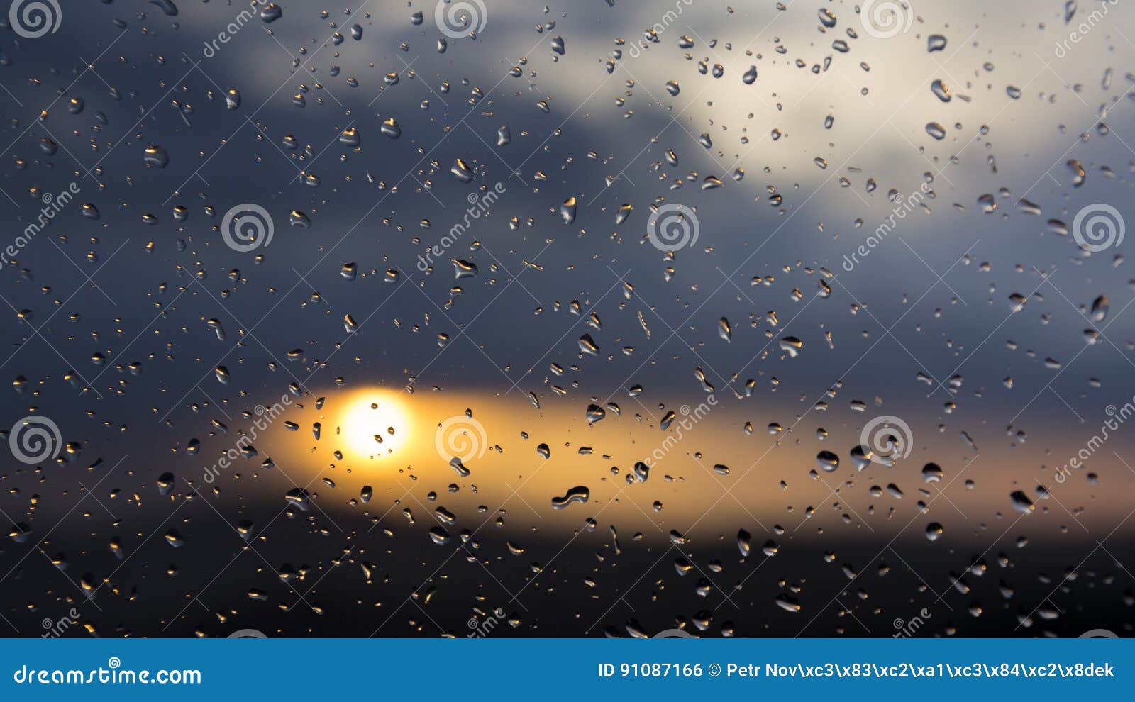 Raindrops stock photo. Image of time, water, raindrop - 91087166