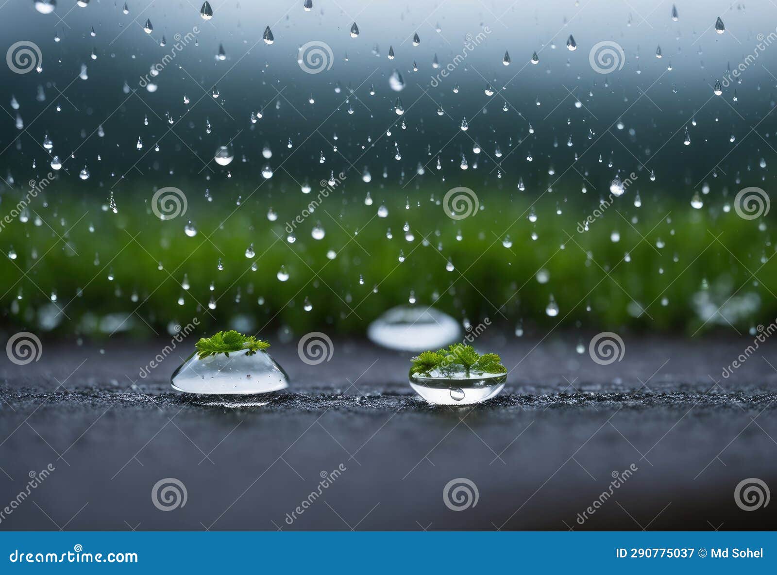 Raindrops that Turn into Tiny- Floating Islands As they Hit the Ground ...