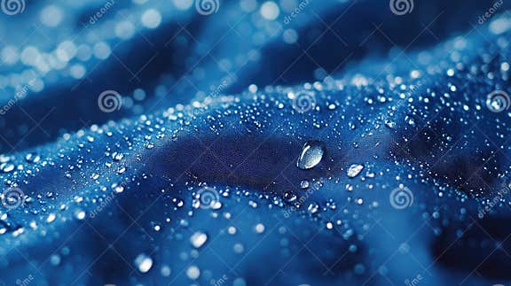 Raindrops Under Microscope stock photo. Image of blue - 362079344