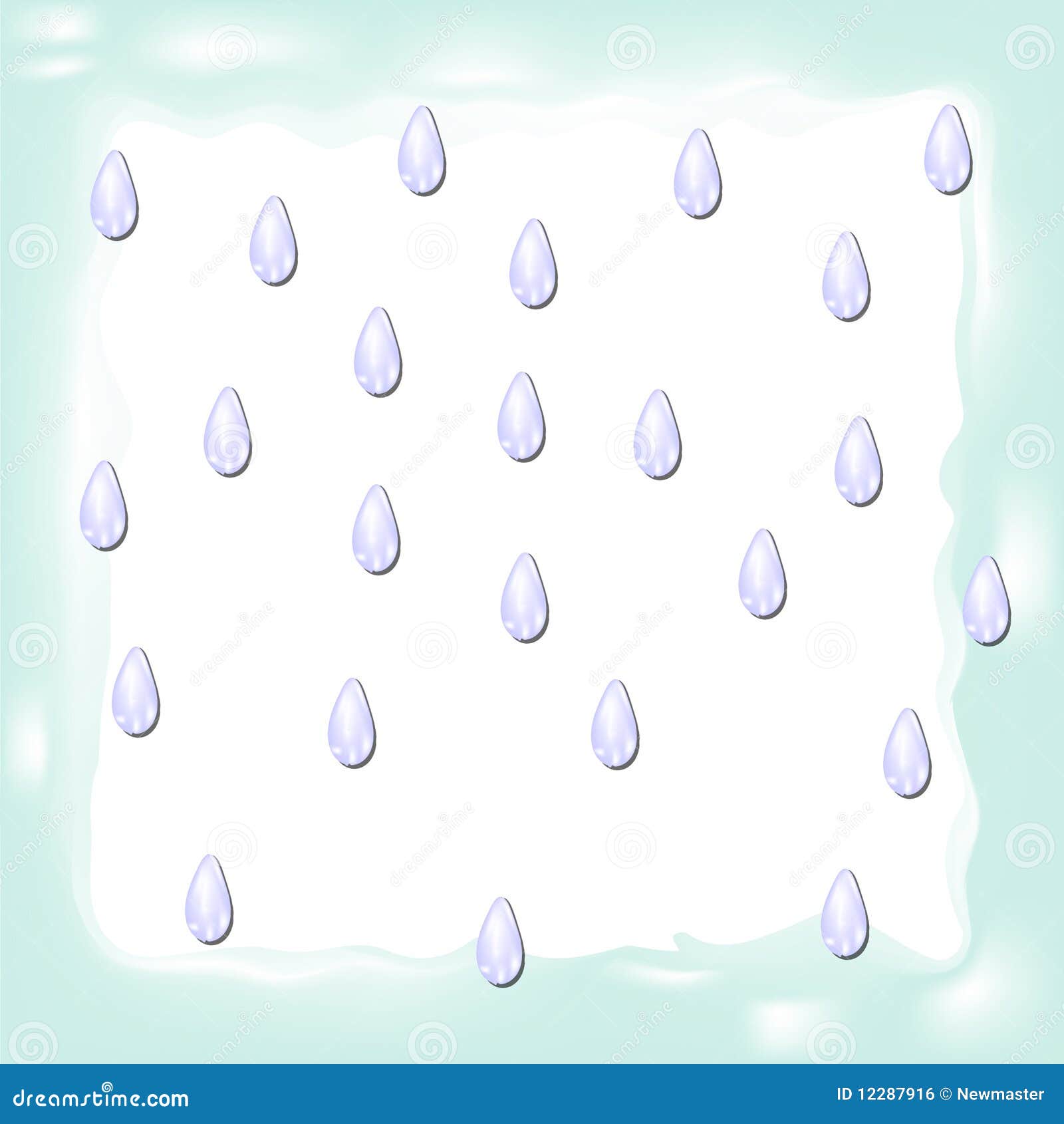 Raindrops on the Window Glass Stock Vector - Illustration of background ...