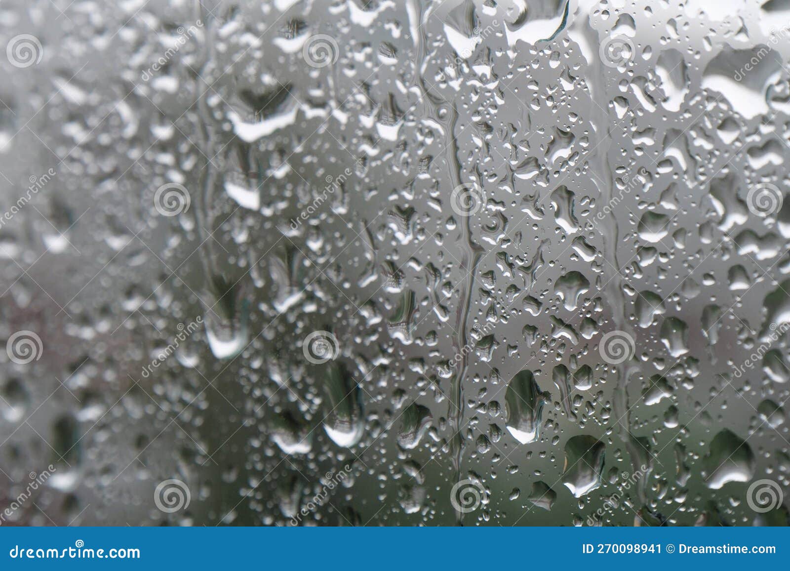 Raindrops on the Window Glass Stock Image - Image of rainwater ...