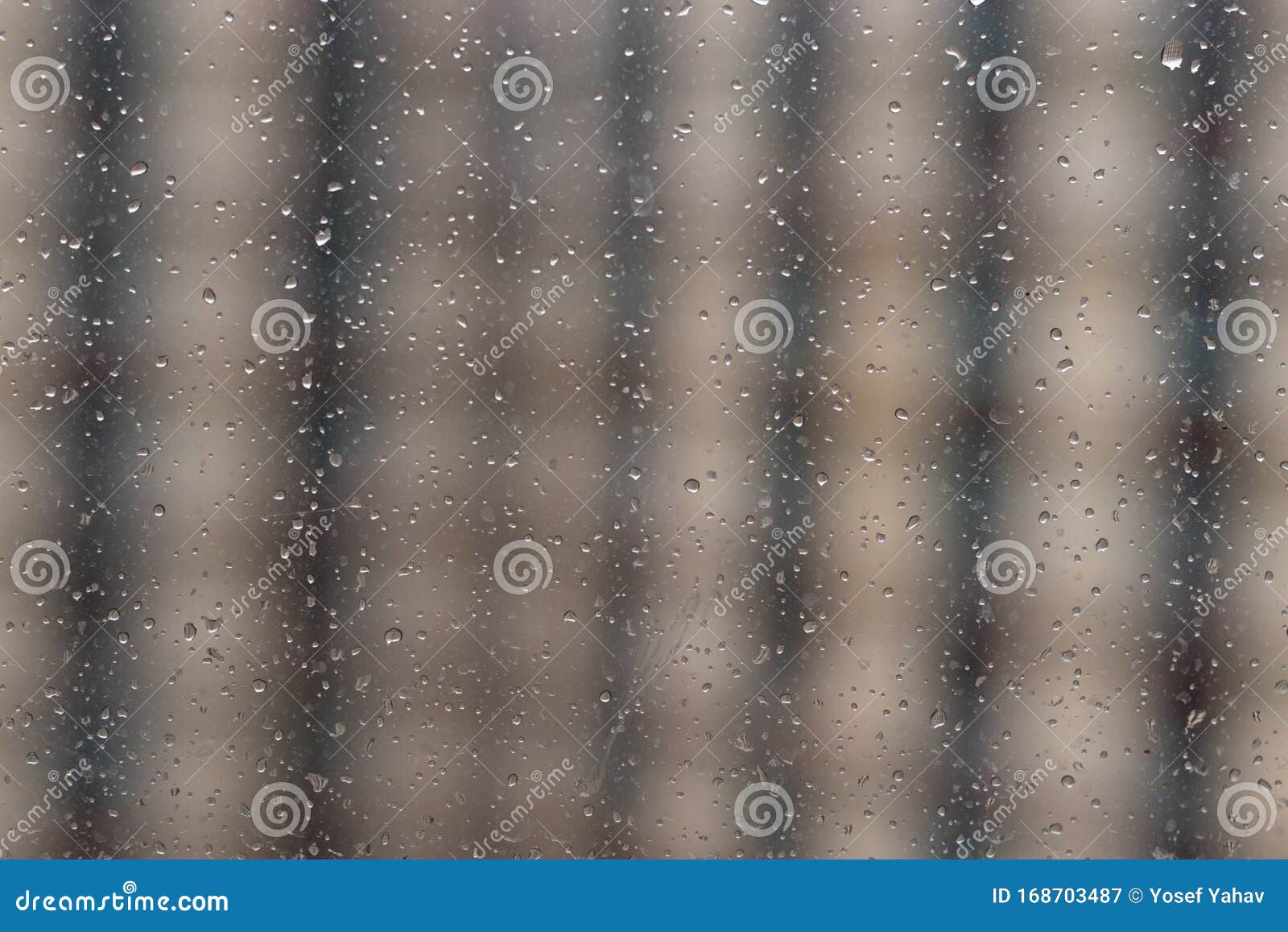 Raindrops on window glass stock image. Image of close - 168703487