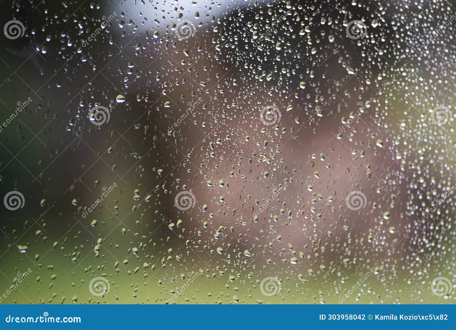 Raindrops on the Window Glass, Raindrop Texture Stock Photo - Image of ...