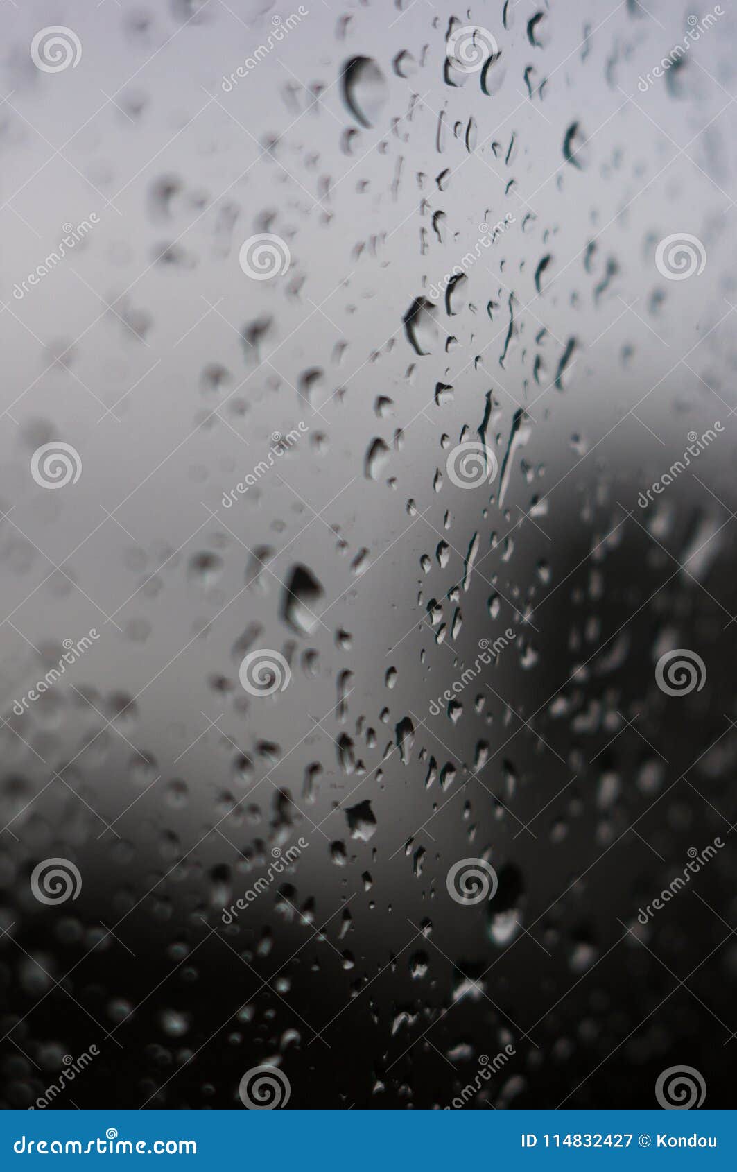 Raindrops on the Window Glass Stock Image - Image of close, droplet ...