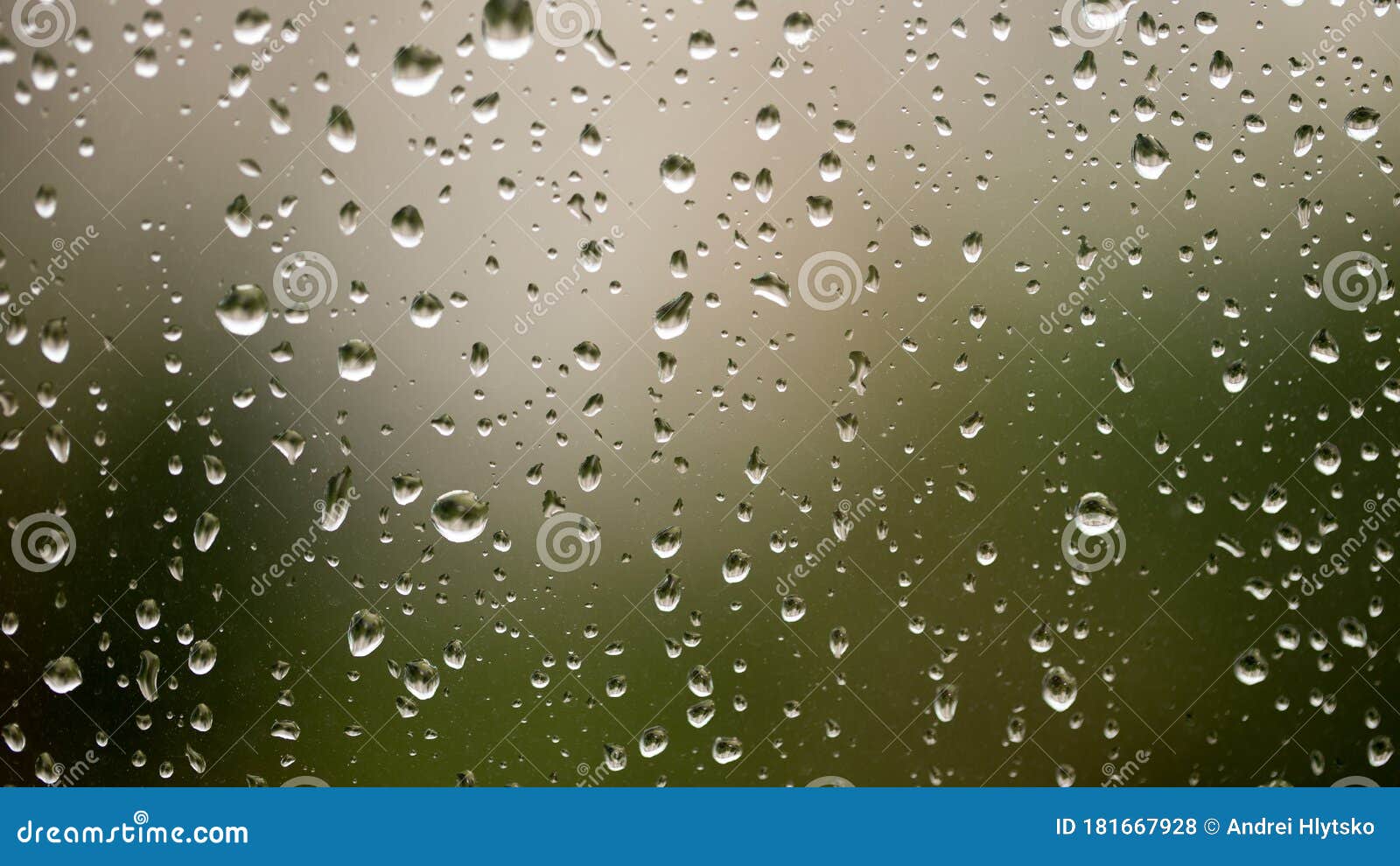 Raindrops on window glass stock photo. Image of rain - 181667928