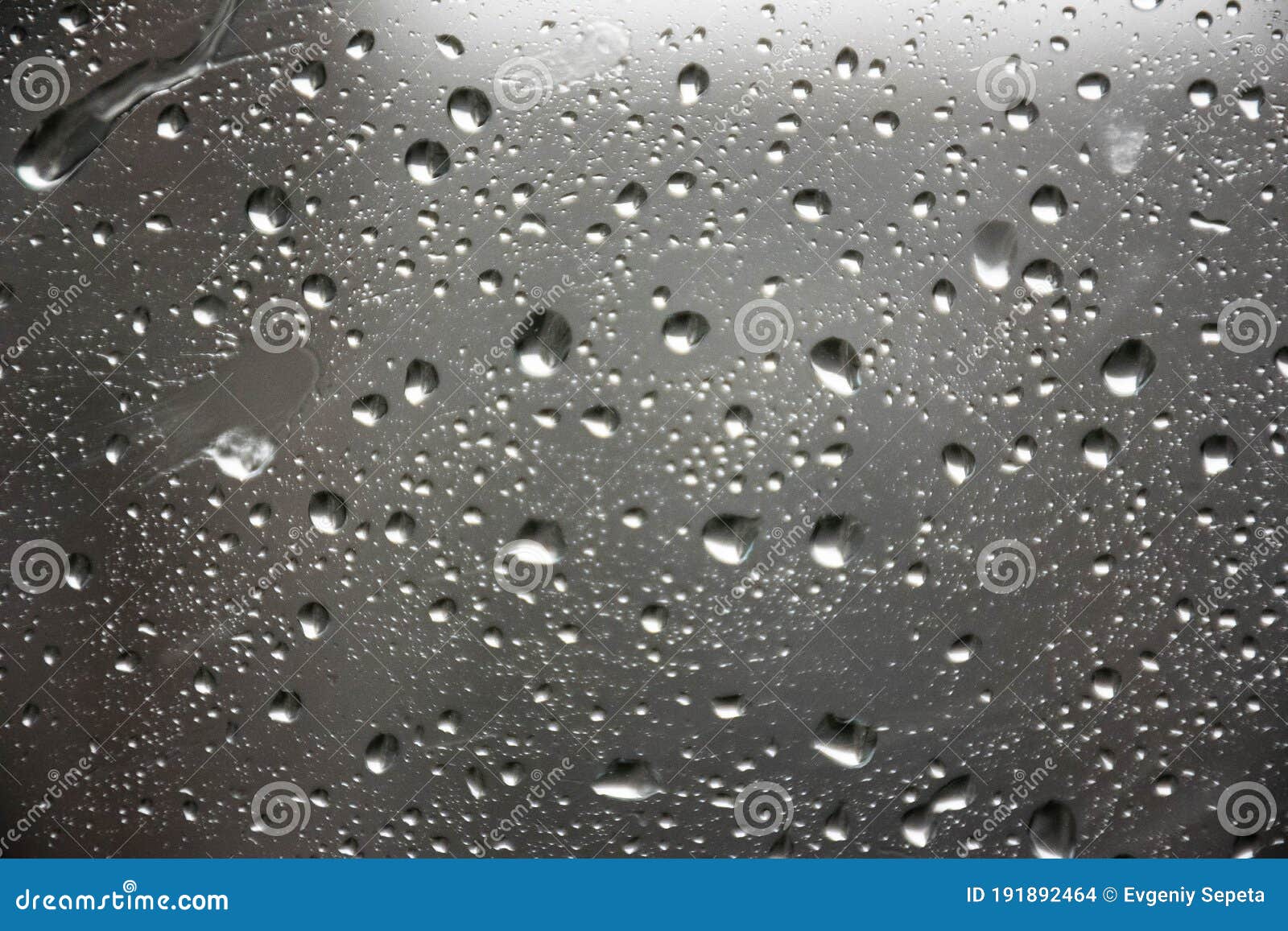 Raindrops on the Window Pane Slowly Flowing Down 7 Stock Photo - Image ...