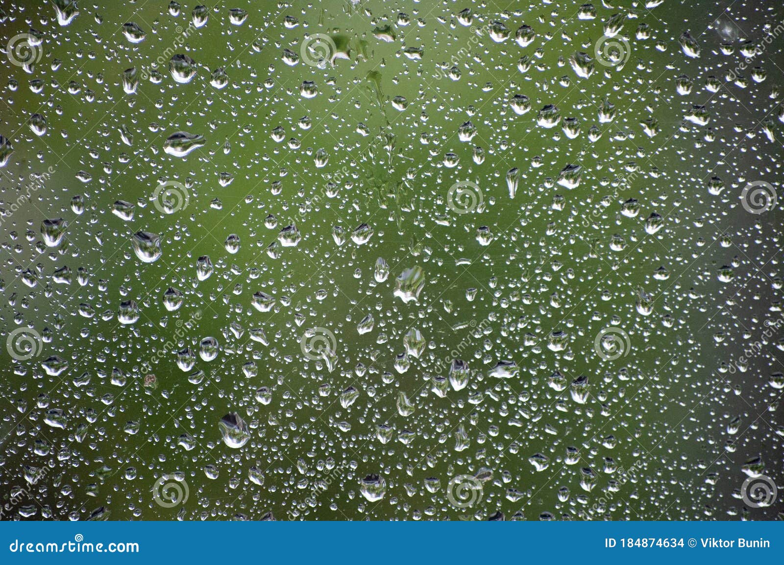 Raindrops on the Window Pane Stock Photo - Image of background, spray ...