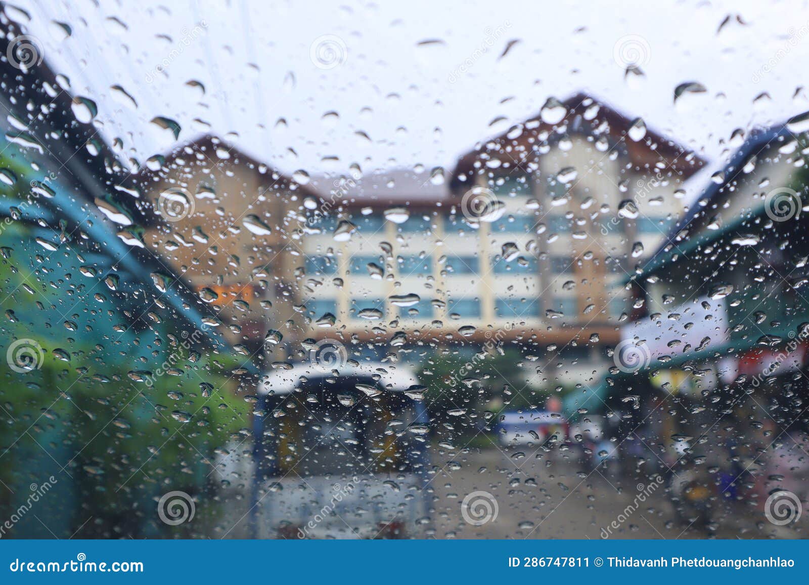 Raindrops stock illustration. Illustration of droplet - 286747811