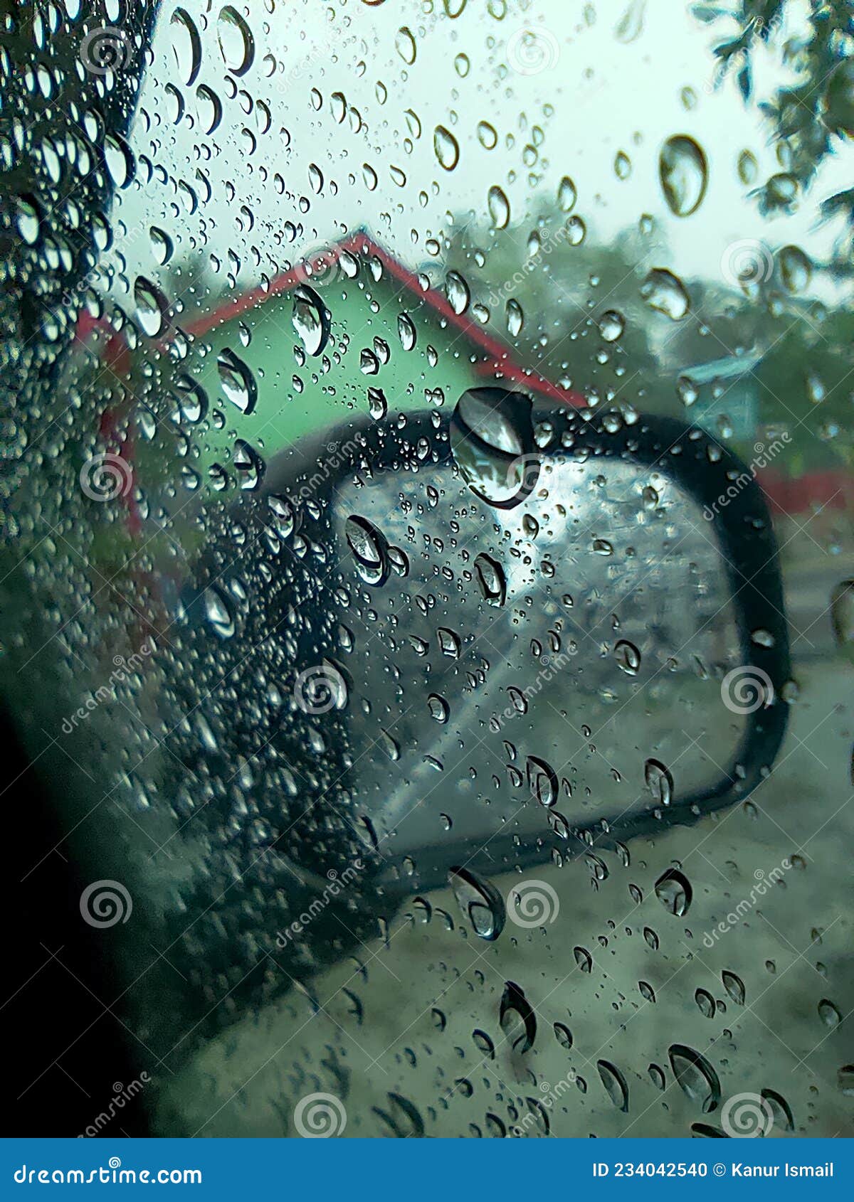 Raindrops on the Windshield Stock Photo - Image of moisture ...