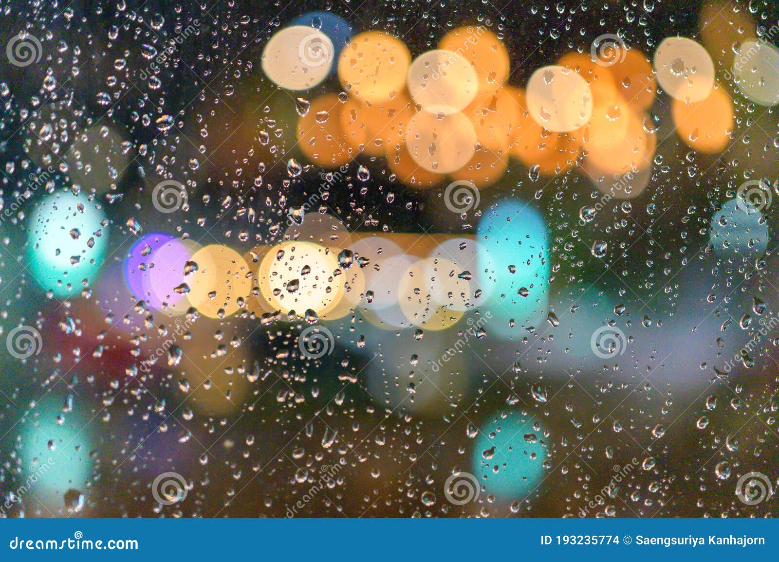 Rained down stock photo. Image of drop, light, boke - 193235774