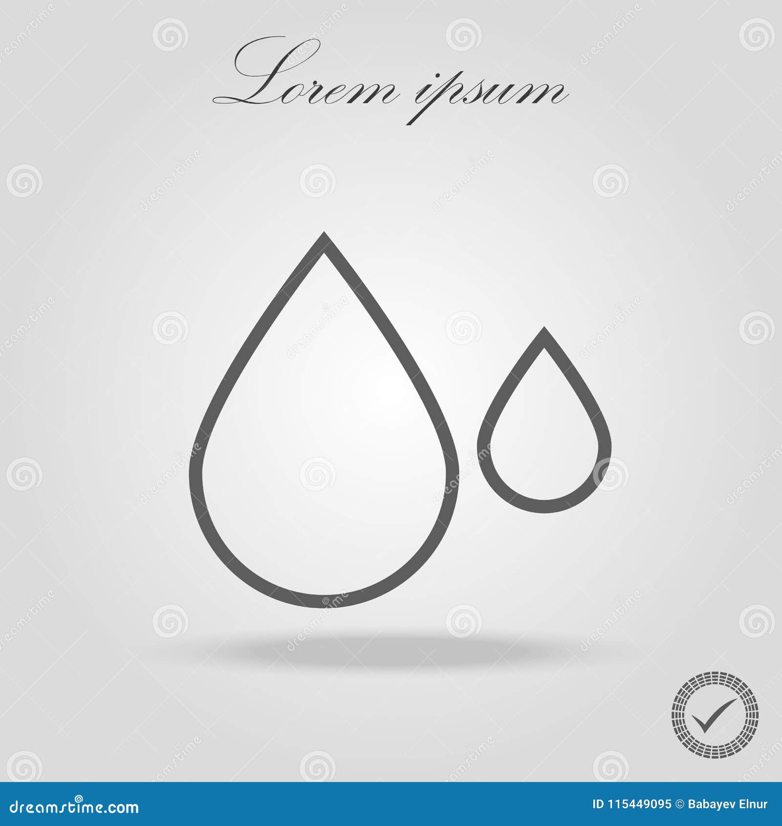 Rainfall Icon Symbol for Your Web Design, Logo, UI. Vector Illustration ...