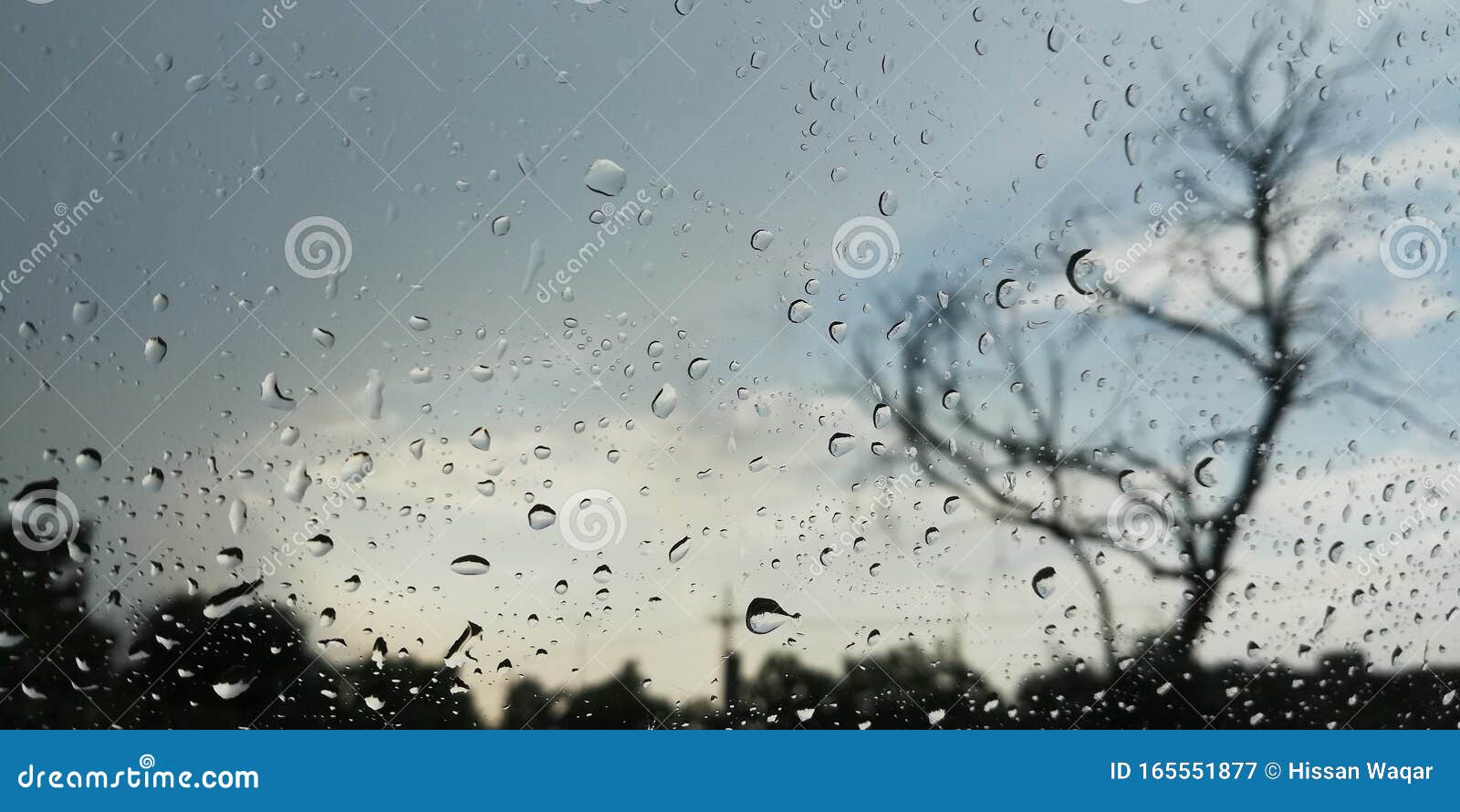 First rainfall of winter stock image. Image of landscape - 165551877