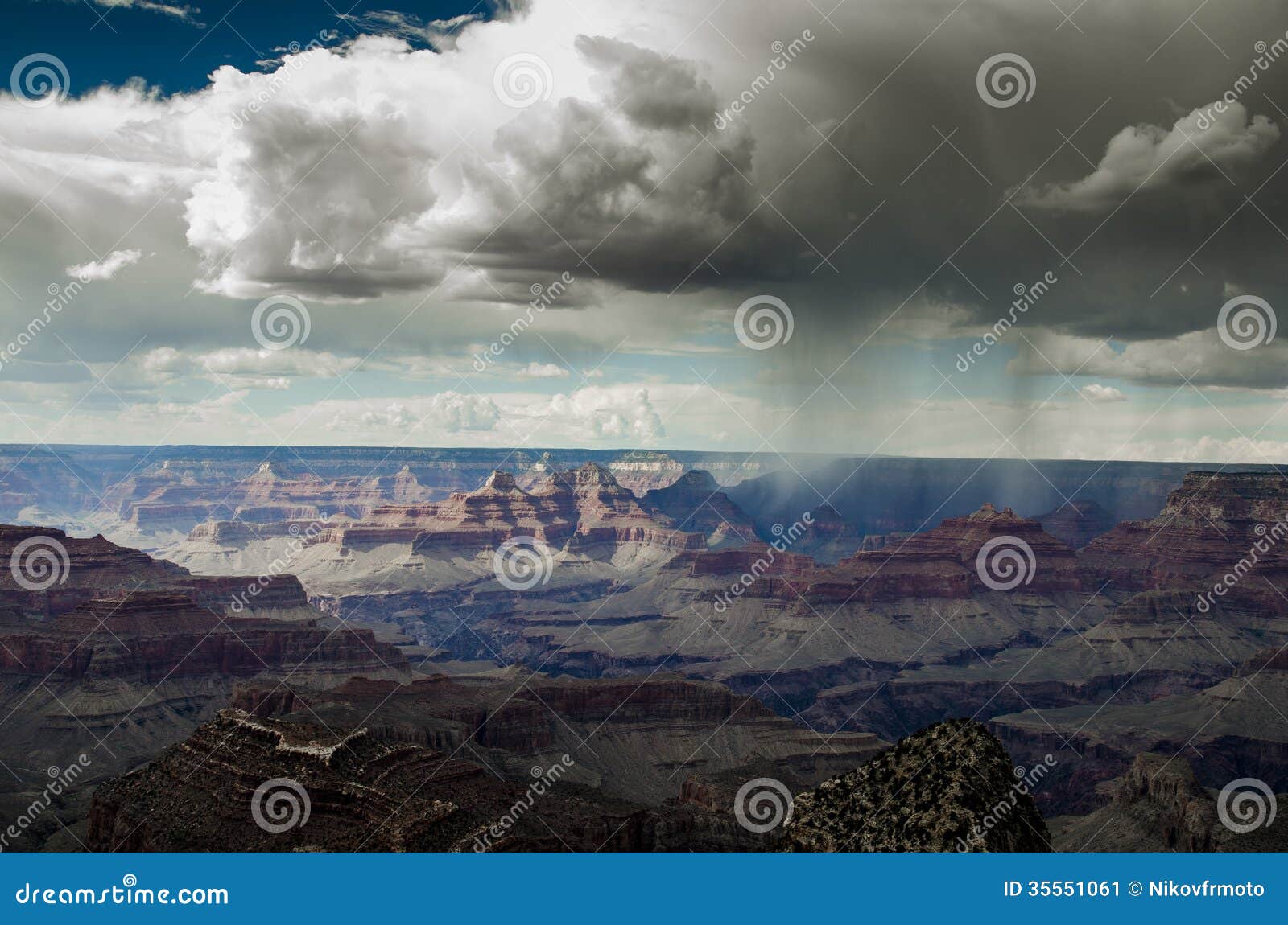 Rainfalls on the canyon stock image. Image of park, panorama - 35551061