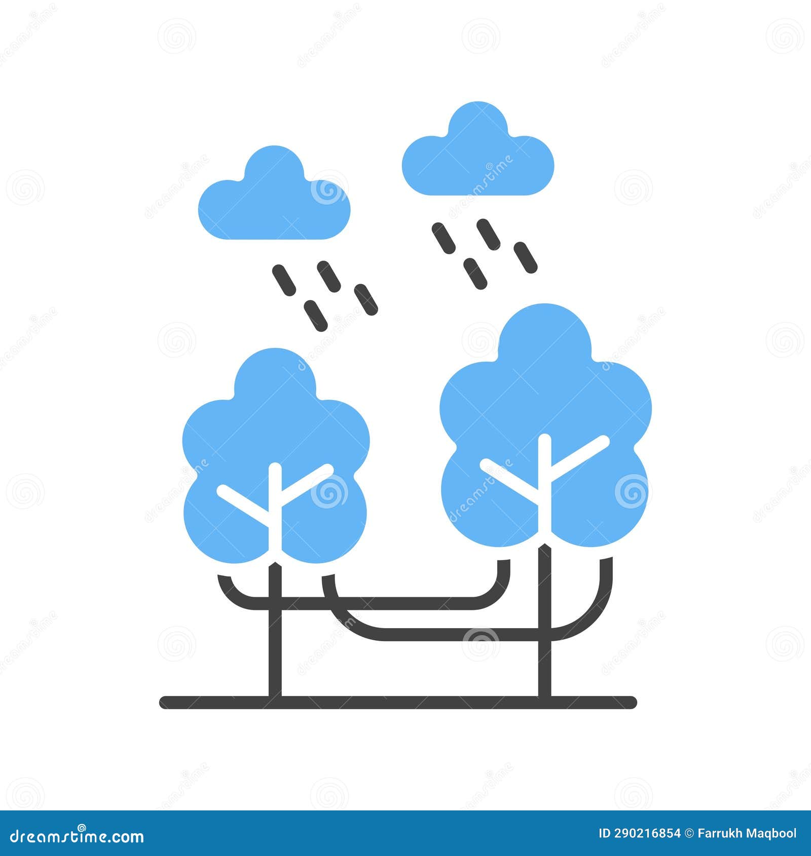 Rainforest Icon Image. stock illustration. Illustration of rainforest ...