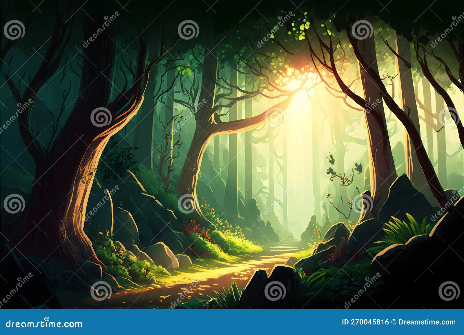 Rainforest Landscape Tropical Forest, Jungle Forest View, Magic Forest ...