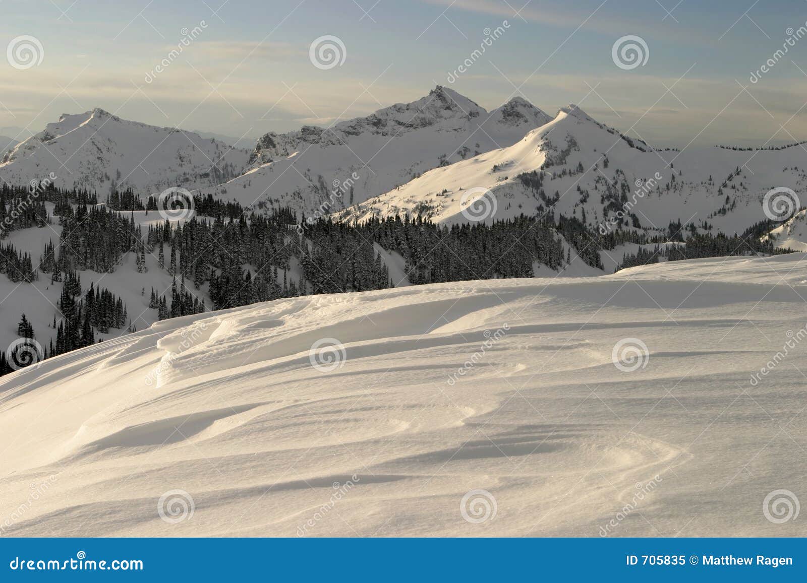 Rainier Ridge stock image. Image of alpine, ridge, cold - 705835