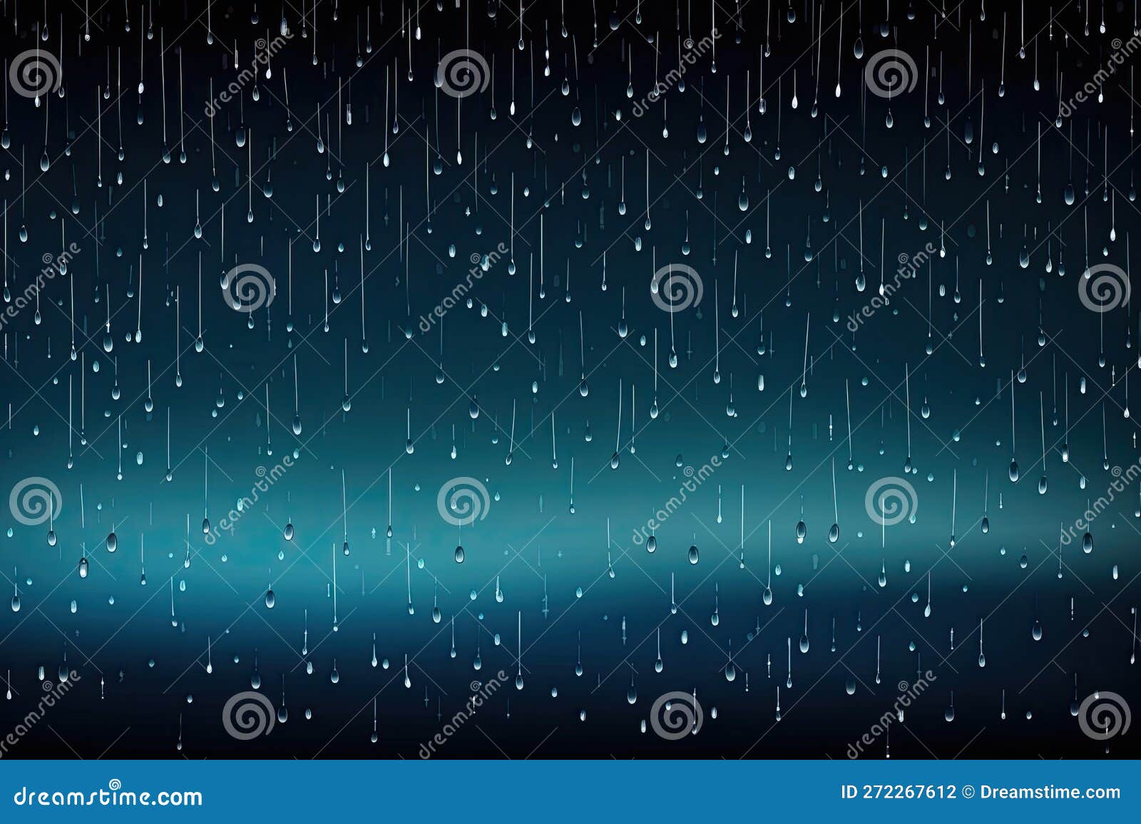 Raining Background Illustation For Designer, Generative AI Royalty-Free ...