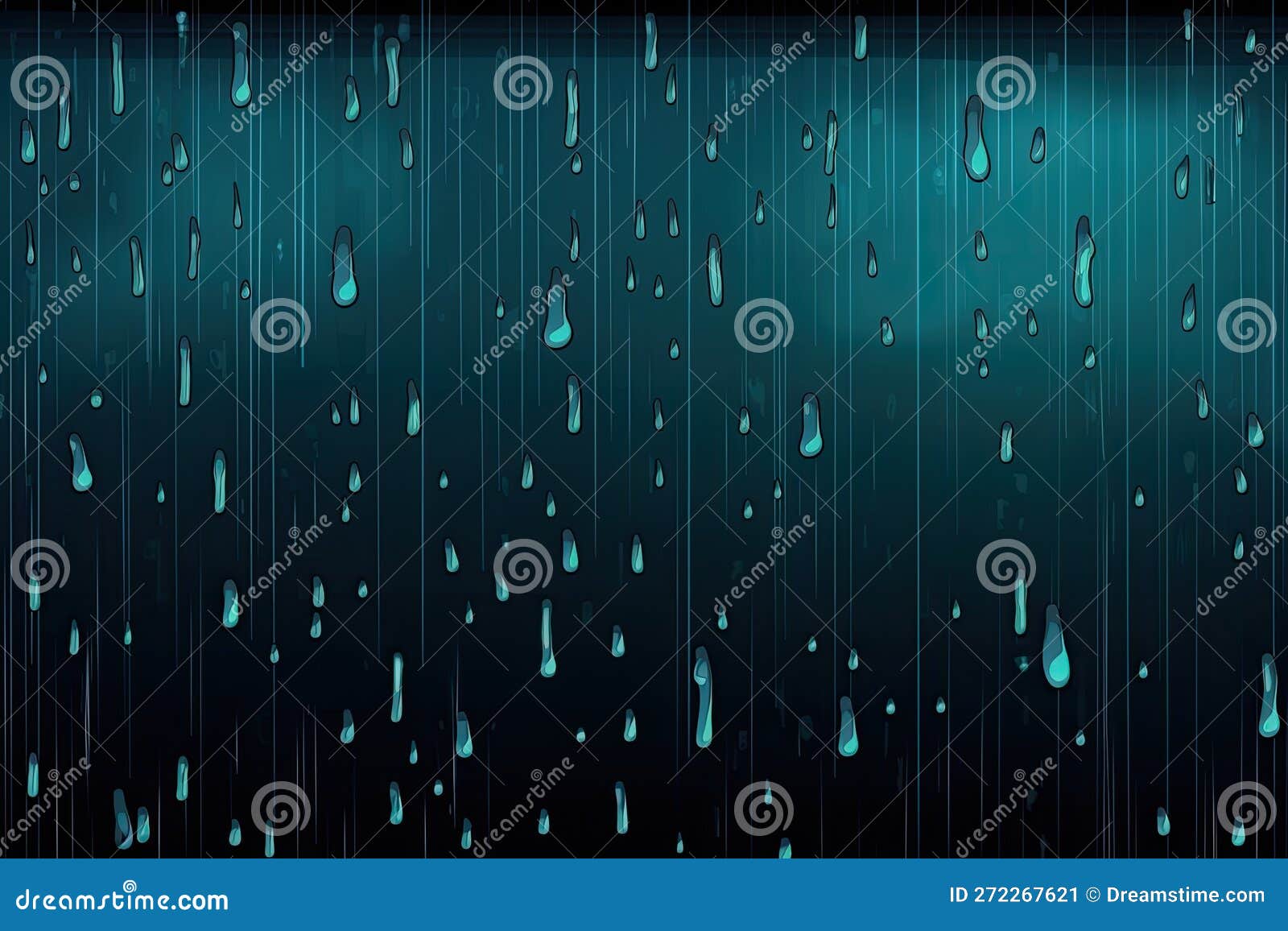 Raining Background Illustation for Designer, Generative AI Stock ...