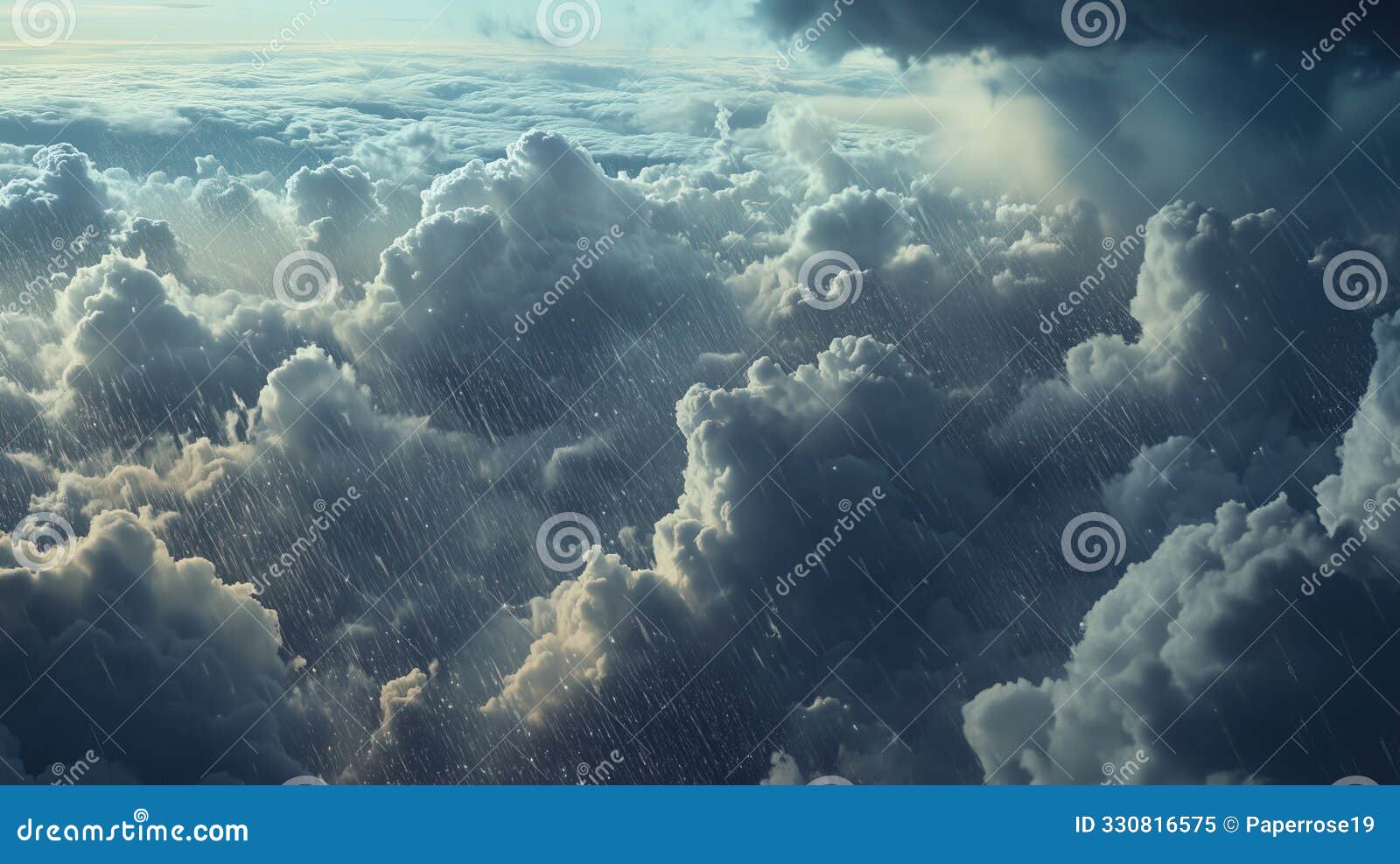 Raining clouds stock image. Image of horizon, white - 330816575