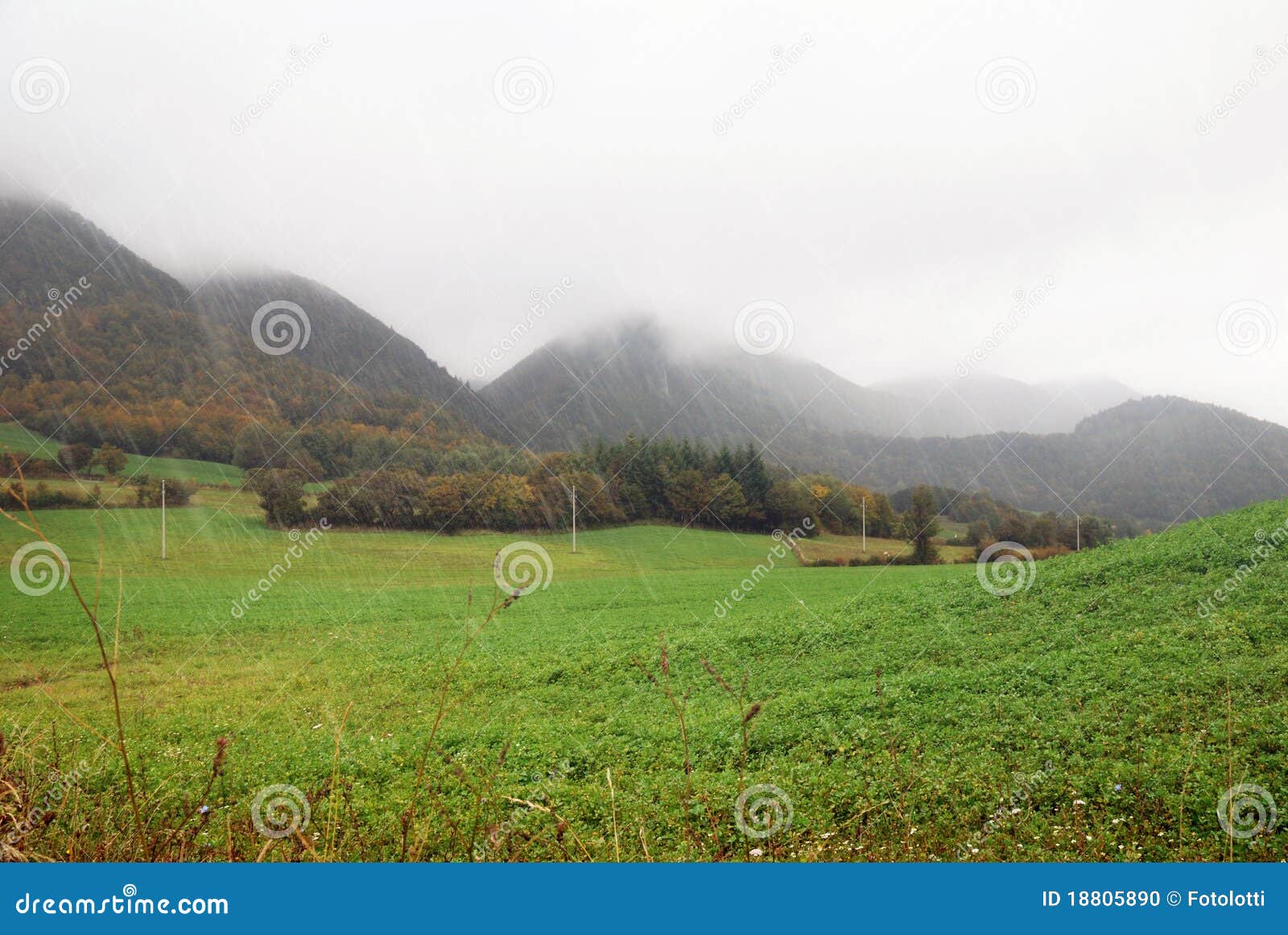 Raining day stock photo. Image of mountain, protection - 18805890