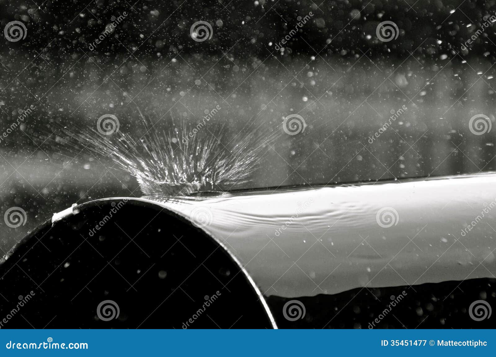 Raining day stock image. Image of blackandwhite, purity - 35451477