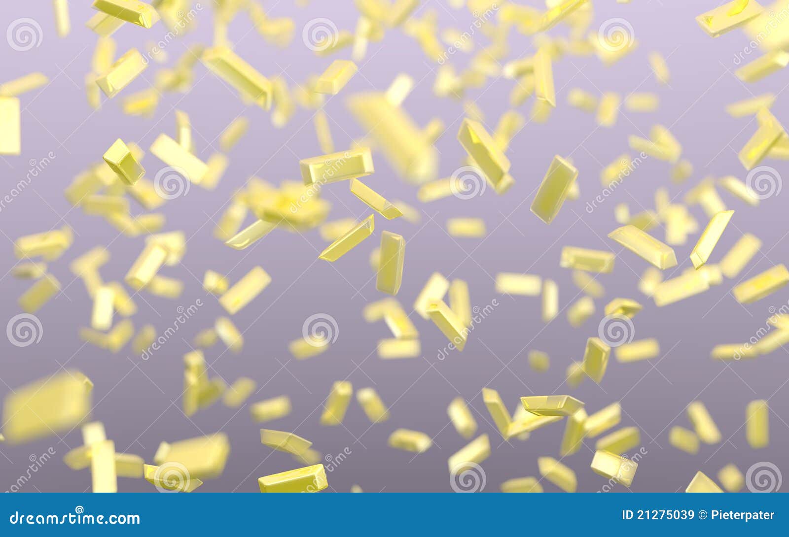 Raining gold stock illustration. Illustration of shiny - 21275039