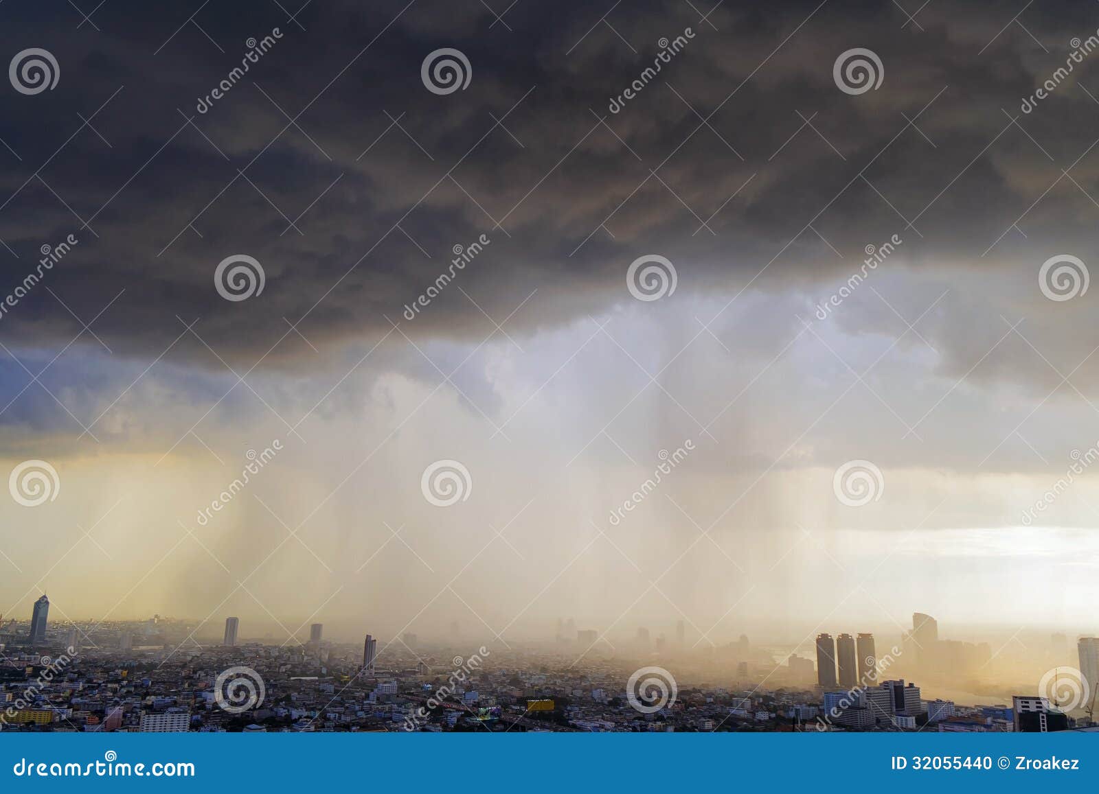 Raining over top view stock photo. Image of skyline, city - 32055440