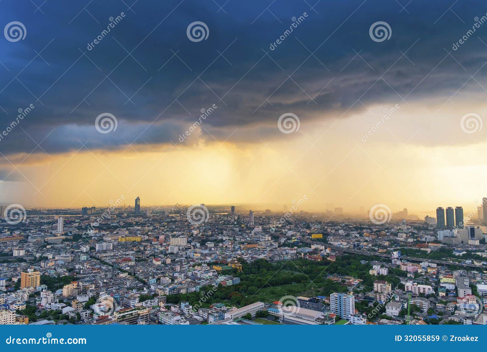 Raining over top view stock image. Image of architecture - 32055859