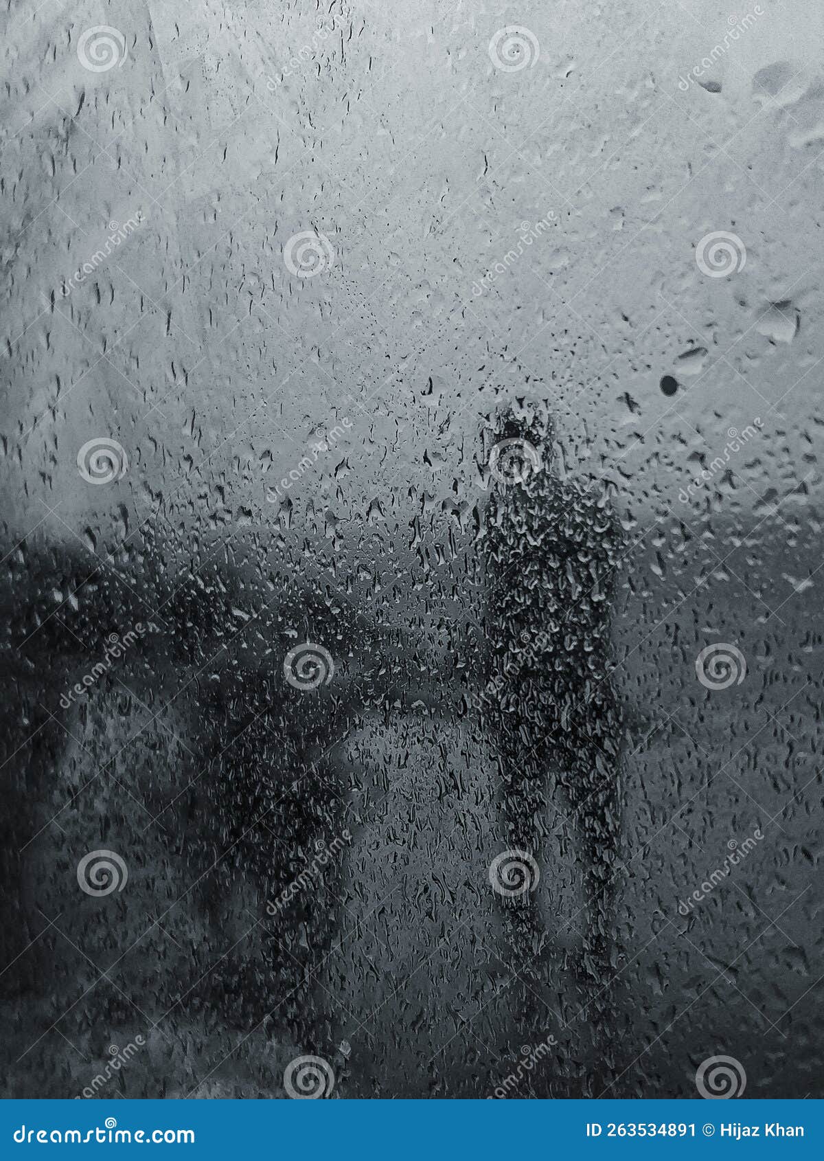 Raining, Rain Drops in the Car Mirror Stock Image - Image of drops ...