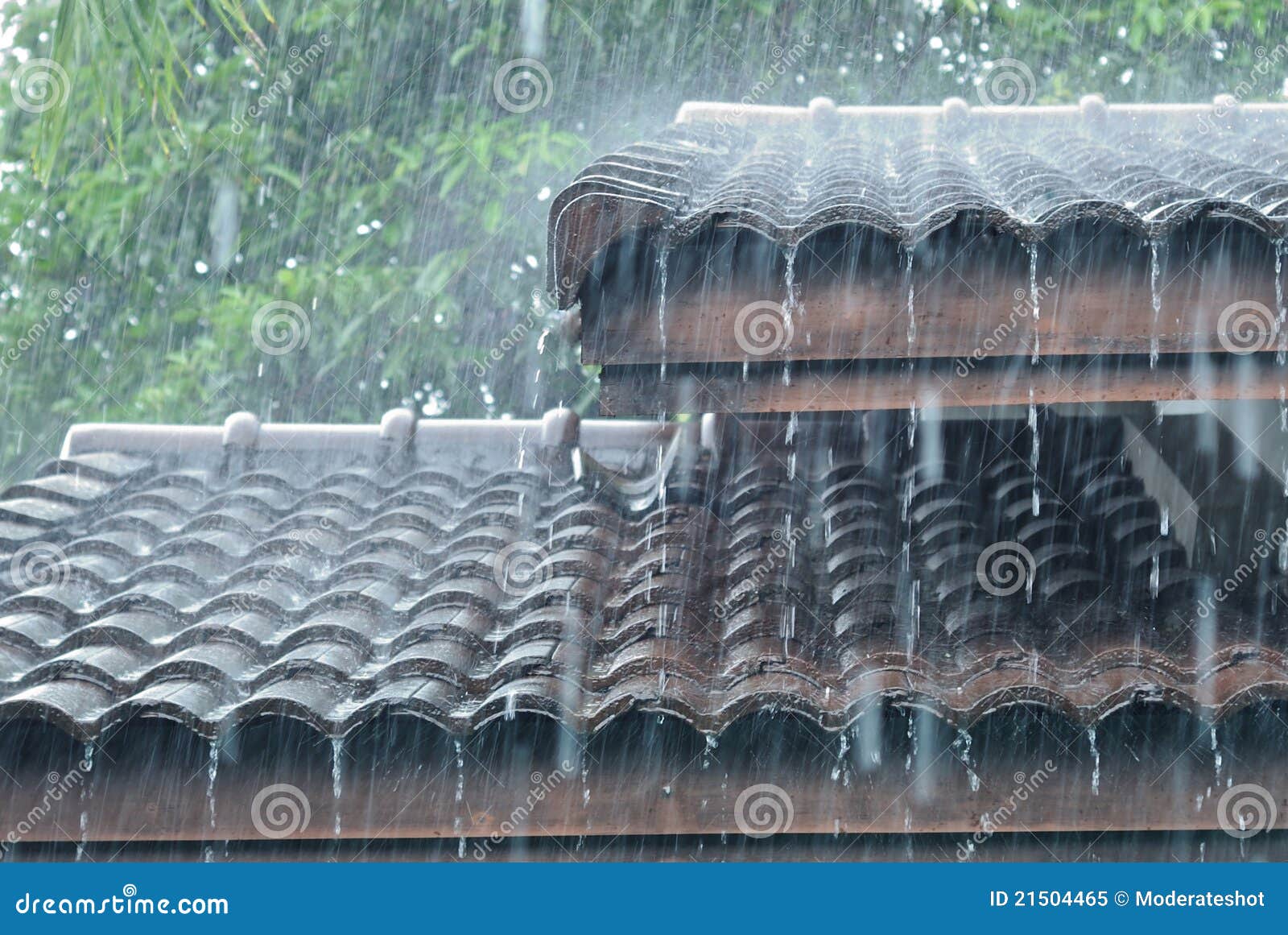 Raining on the roof stock image. Image of drip, downpour - 21504465