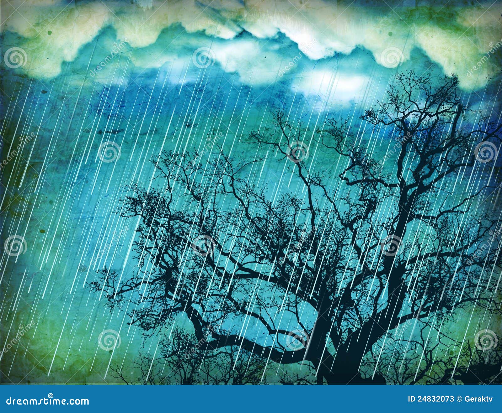 Raining Sky.Grunge Nature Background Stock Image - Image of blue ...
