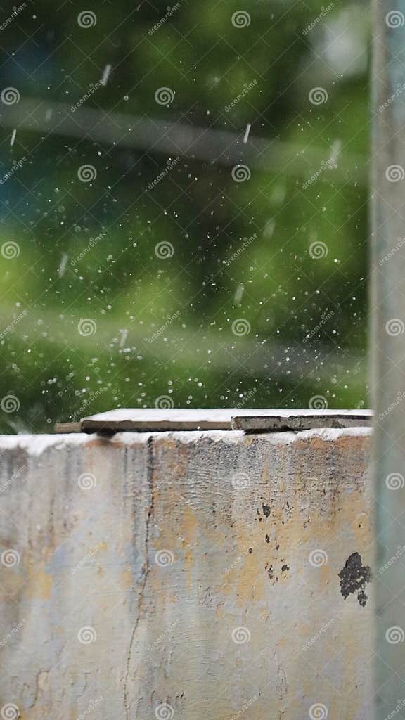 Raining View from the Window, Rain , Nature , Stock Photo - Image of ...