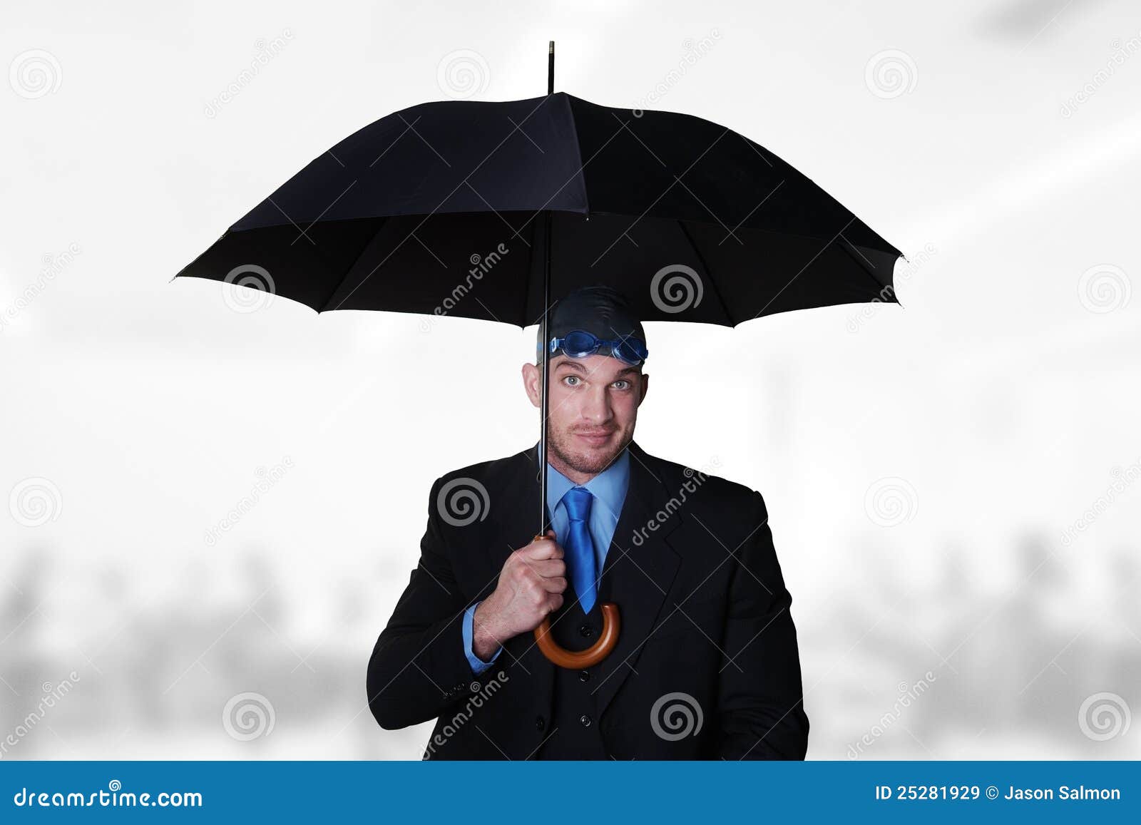 Raining at work stock image. Image of caucasian, humorous - 25281929