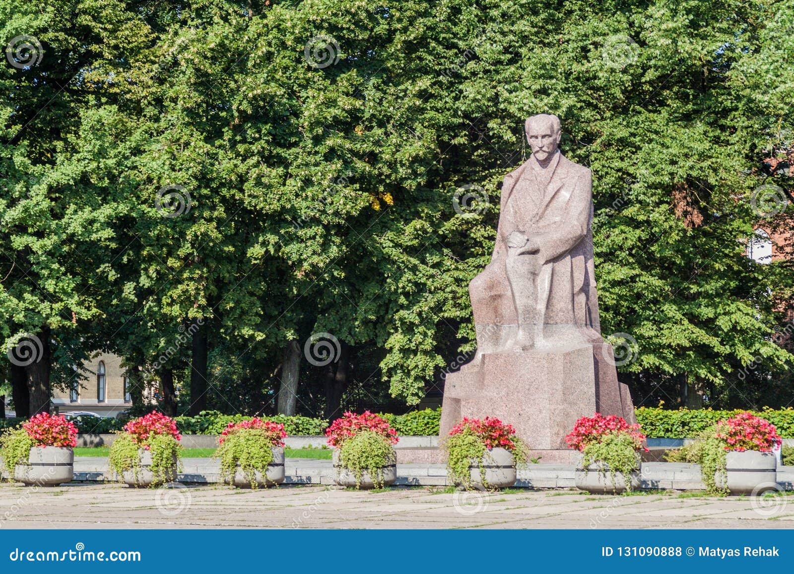 Statue Of A Man At Rainis Cemetery Editorial Photo | CartoonDealer.com ...