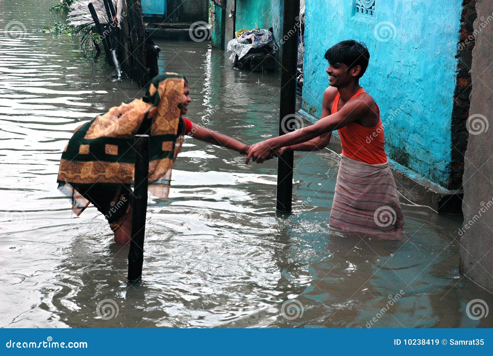 Rains Cause Water Logging in Kolkata Editorial Stock Image - Image of ...