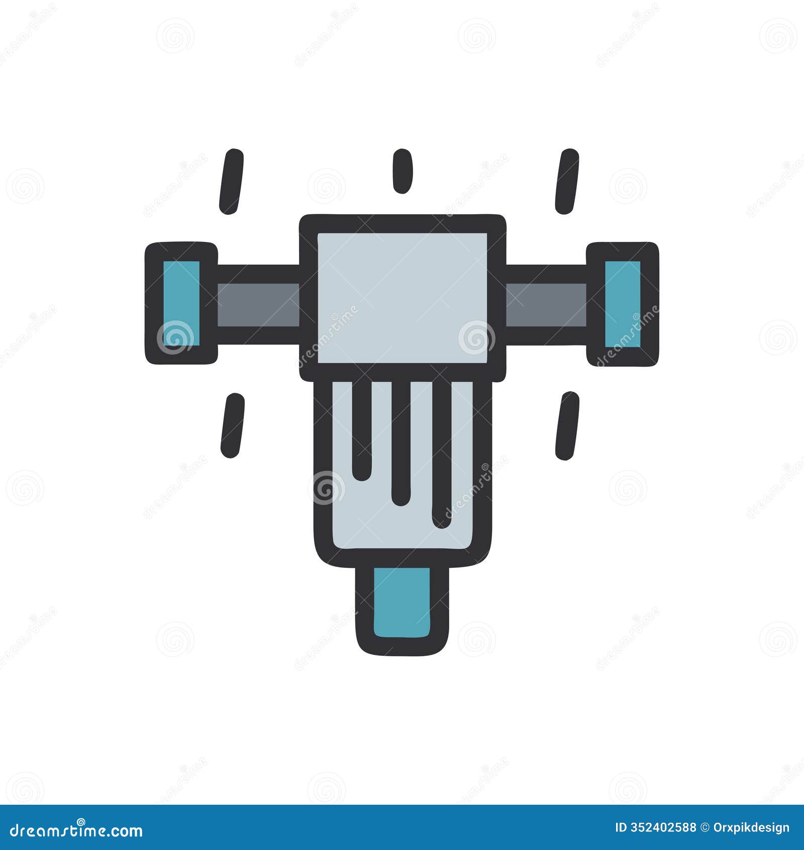 Rainwater Diverter Icon For Collection Systems Vector Illustration ...