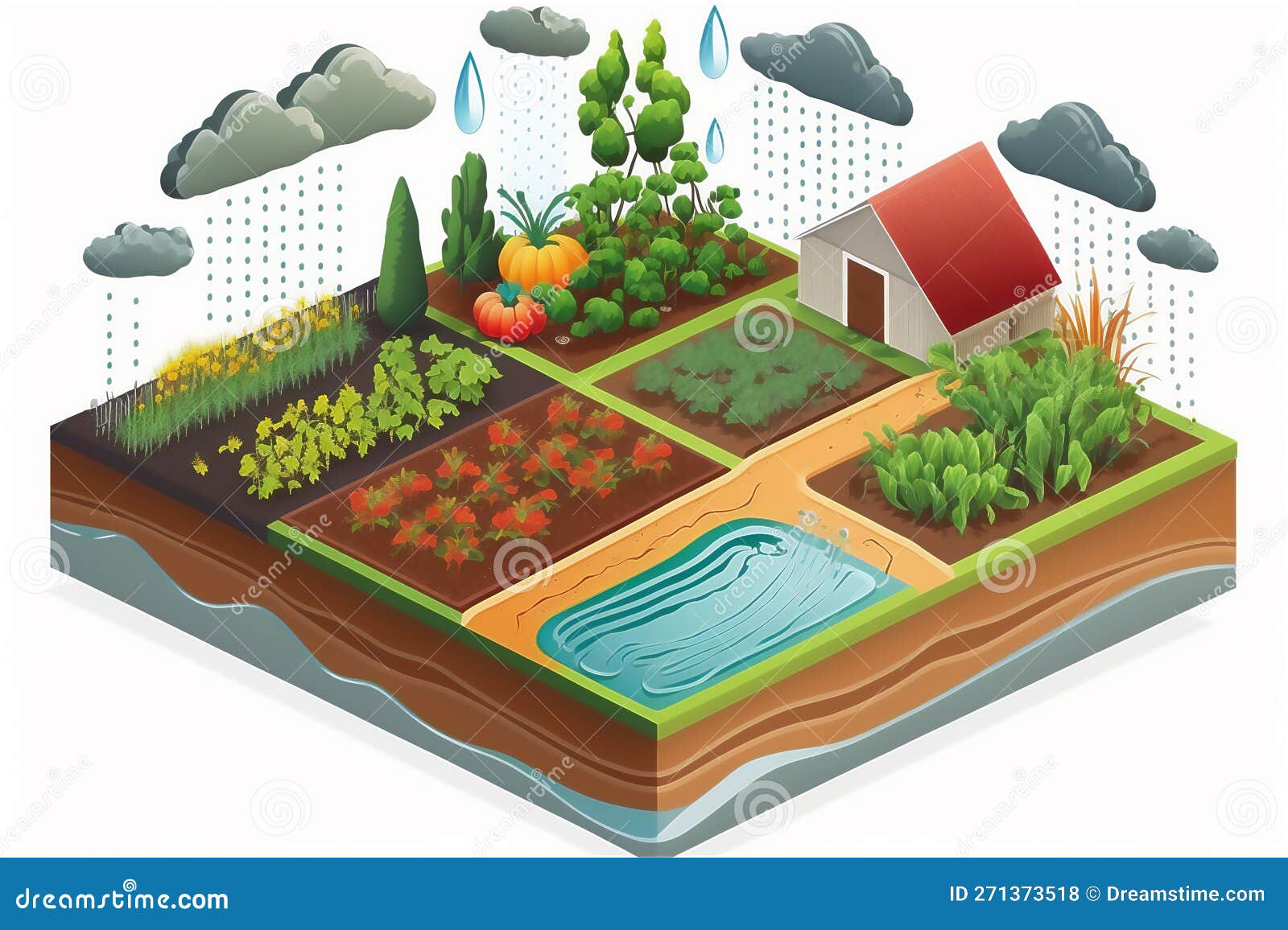 Rainwater Harvesting Architecture, Water Barrel. Solution To Water ...