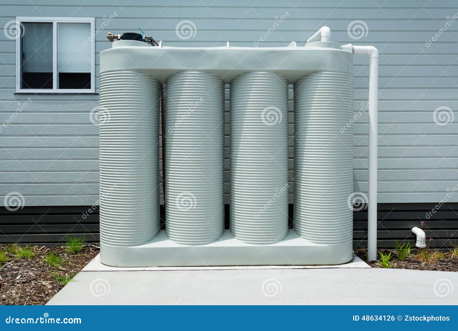 Rainwater tank stock photo. Image of tank, sustainable - 48634126