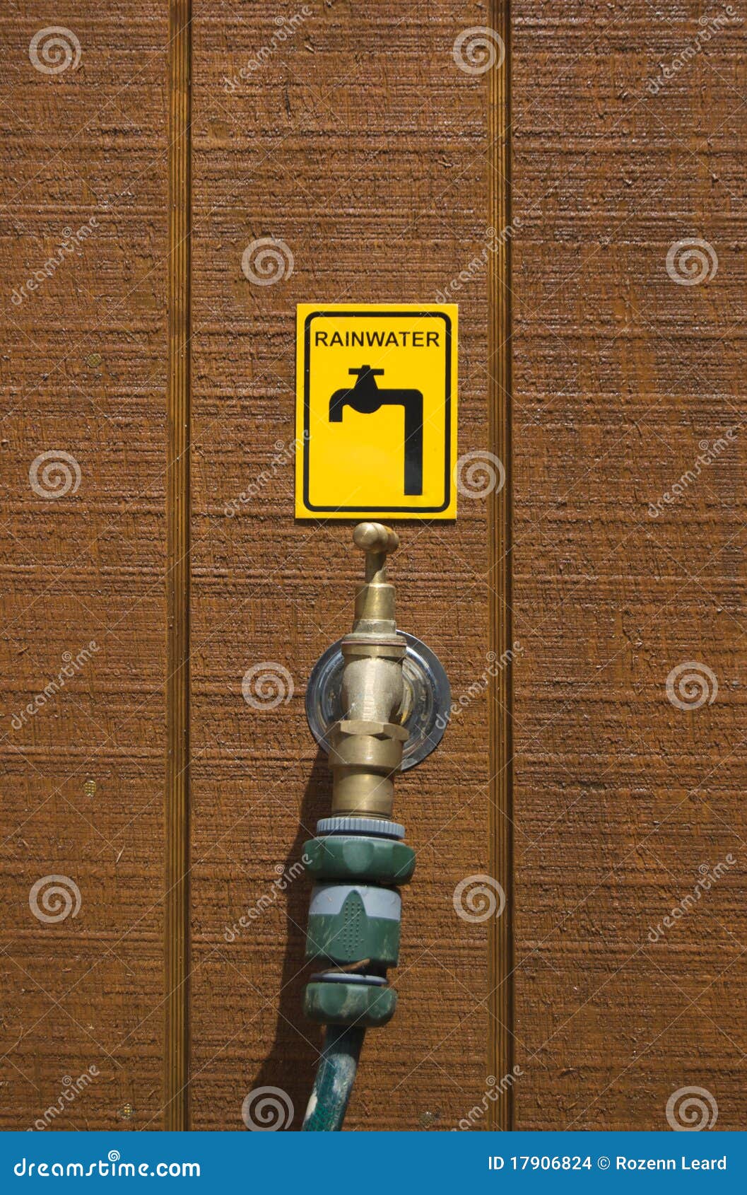 Rainwater tap sign stock photo. Image of collect, house - 17906824