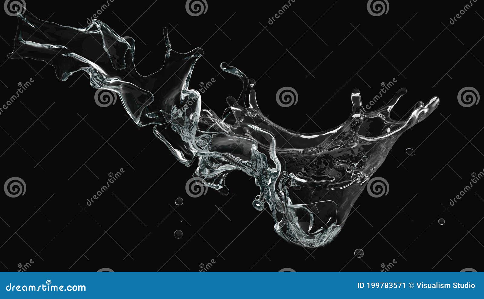 Rainy Abstract Transparent Water Splash Overlay Explosion Crown Shape ...