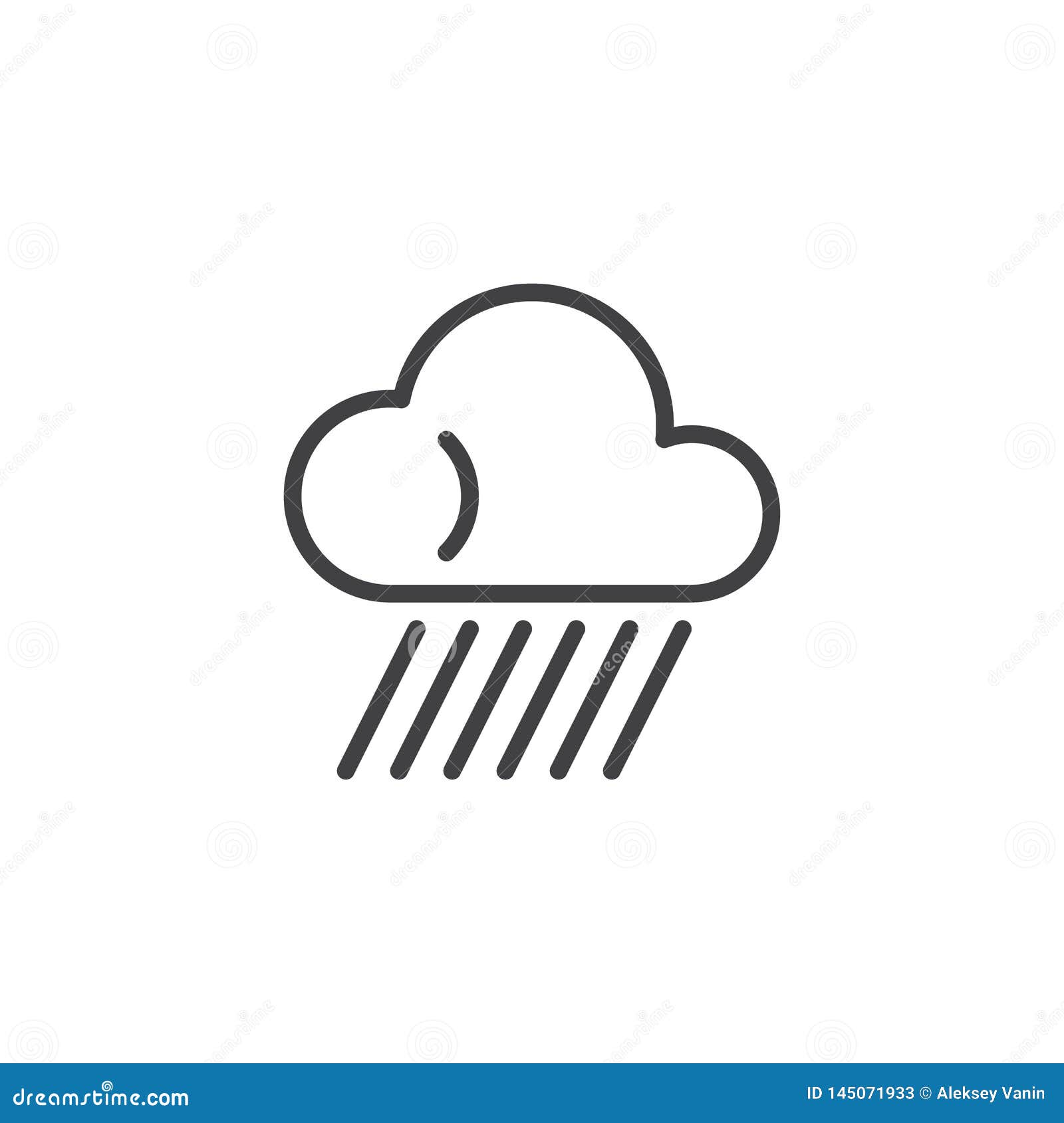 Vector Monsoon Dangerous Weather Letter Font M R | CartoonDealer.com ...
