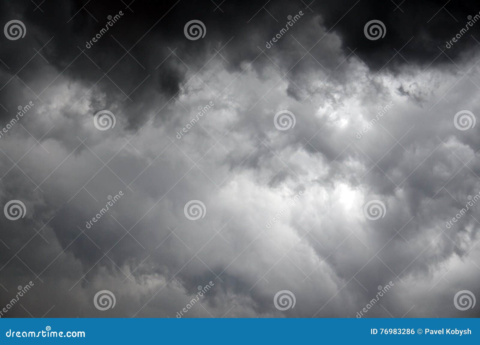 Rainy clouds starting rain stock photo. Image of nature - 76983286
