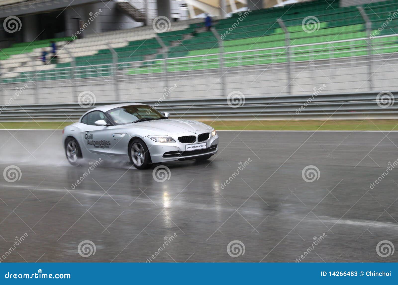 Rainy day BMW test drive editorial stock photo. Image of drive - 14266483