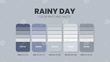 Rainy Day Color Scheme. Color Trends Combinations and Palette Guide ...