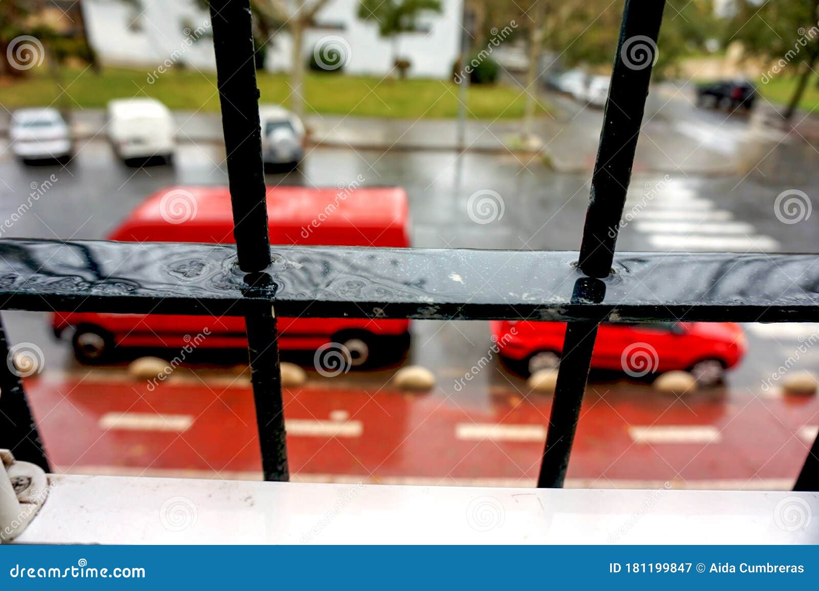 Rainy day on winter stock image. Image of flight, international - 181199847