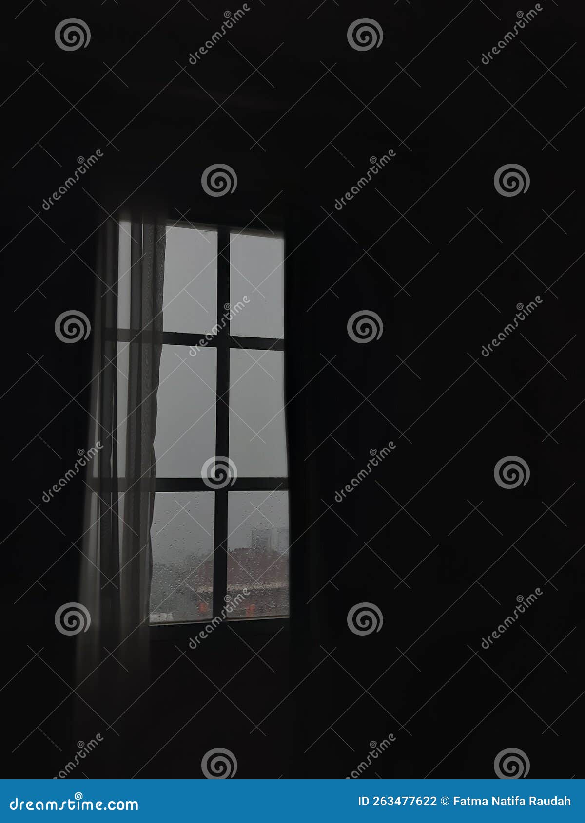 Watching the Rain from the Window Stock Photo - Image of outside, rain ...