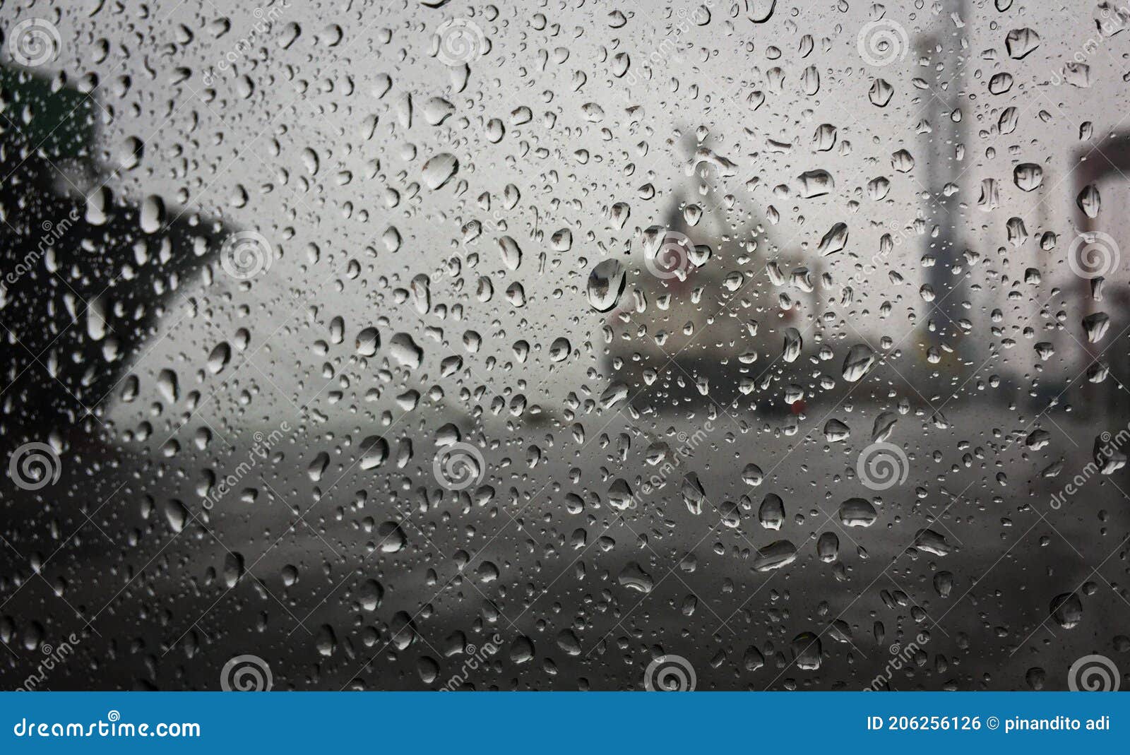 Rainy day at port stock photo. Image of sunday, port - 206256126