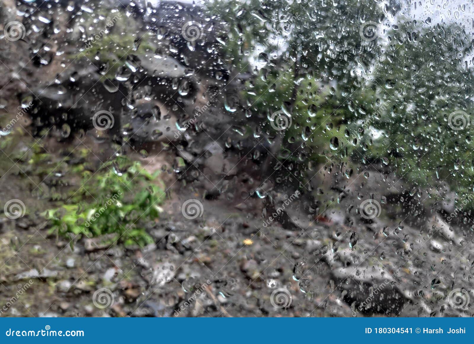 Rainy Droplet`s Amezing View of Nature Stock Image - Image of ...